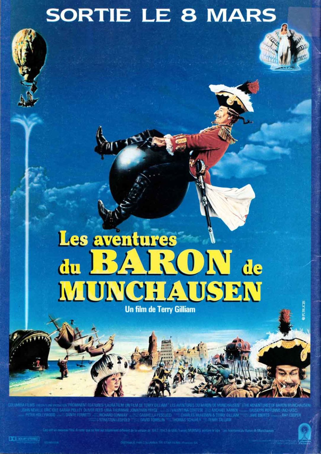 LES AVENTURES DU BARON DE MUNCHAUSEN (1988) - Films Fantastiques